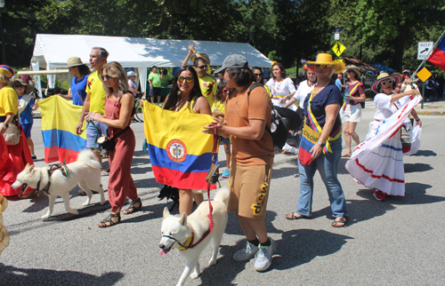 Colombian Community at One World Day 2022 in the Cleveland Cultural Gardens