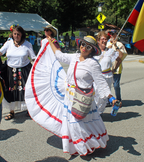 Colombian Community at One World Day 2022 in the Cleveland Cultural Gardens